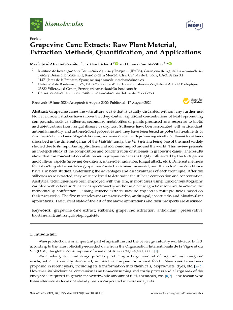 Etude - Grapevine Cane - 2019 - Grapevine Cane Extracts Raw Plant ...