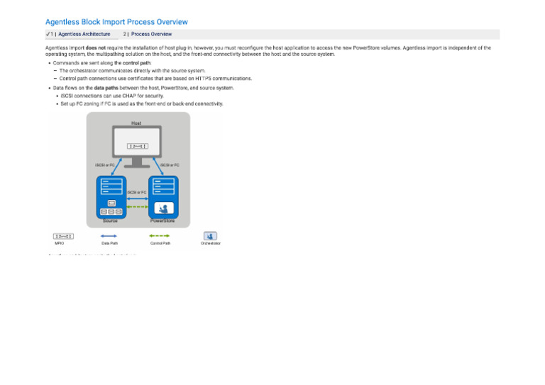 Agentless Block Import Process Overview 1 | PDF