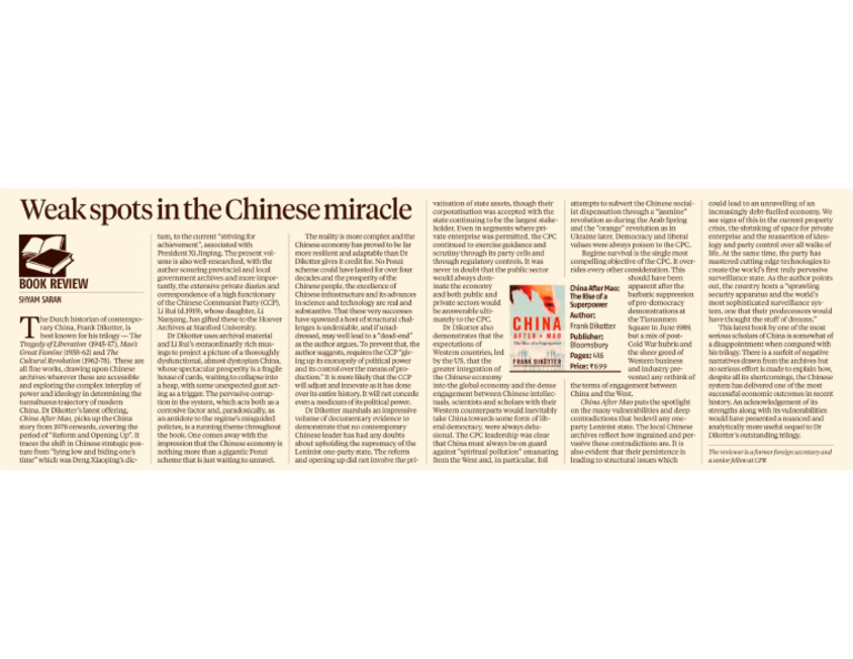 Chinese Miracle | PDF