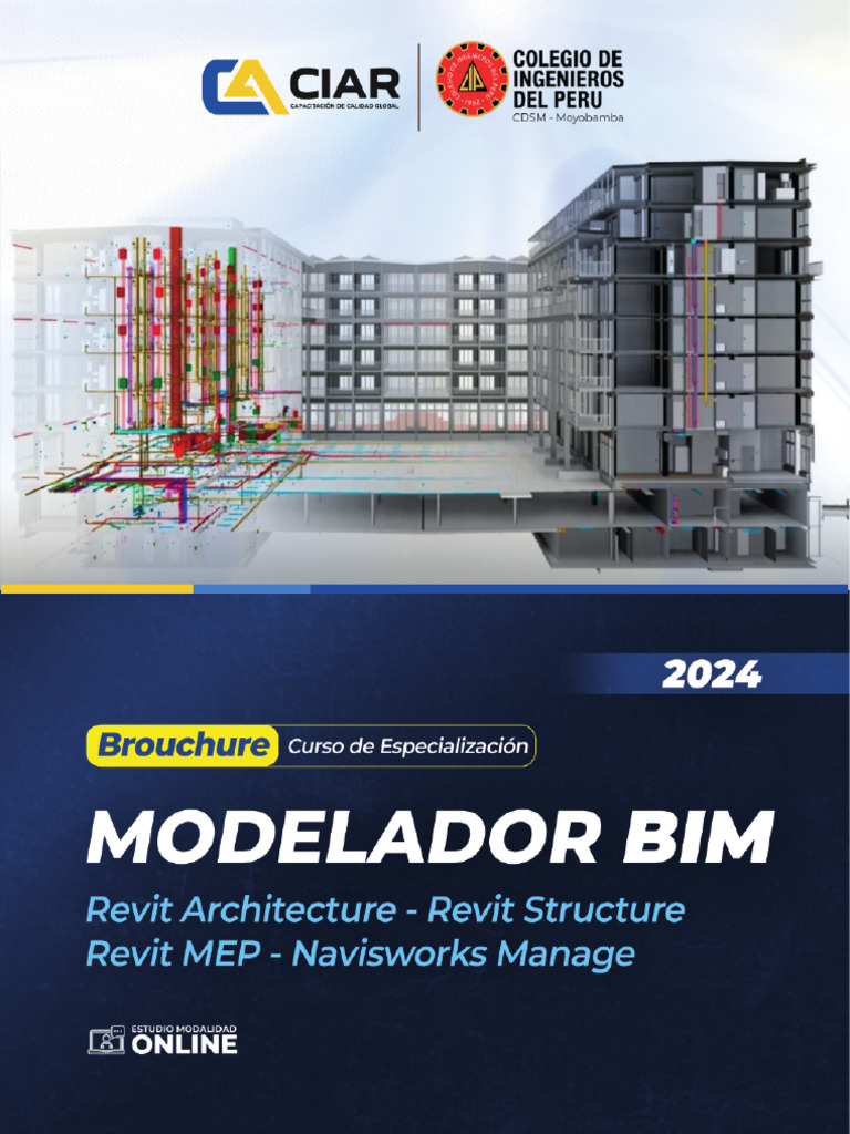 BROCHURE MODELADOR BIM | PDF | Autodesk Revit | Columna