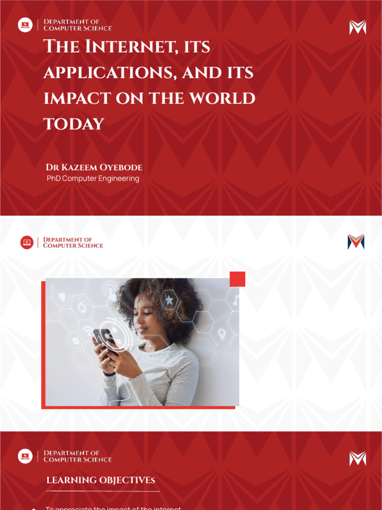Internet Applications and Impact Today | PDF | Internet Of Things ...