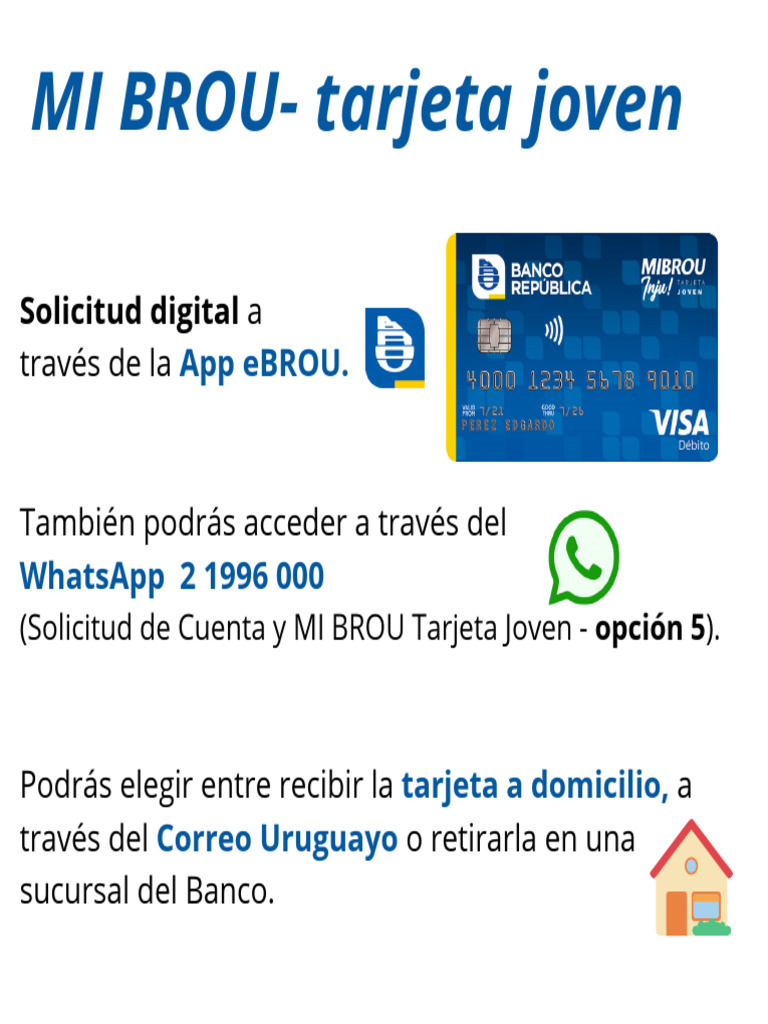 Información de Tarejta Joven - Mi Brou | PDF