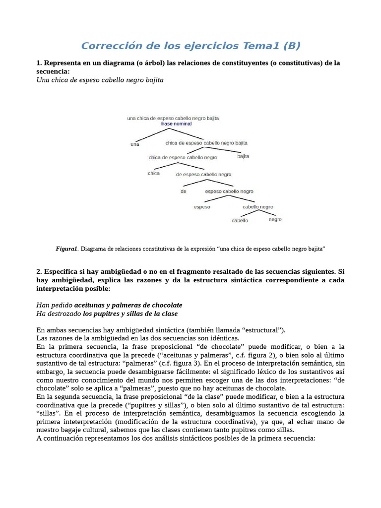 Ambigüedad y Estructuras Sintácticas | PDF