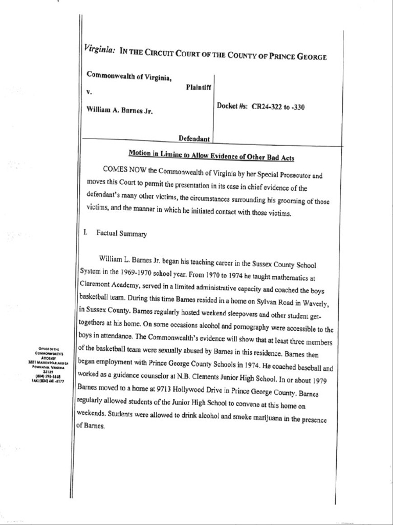 Prior Bad Acts | PDF