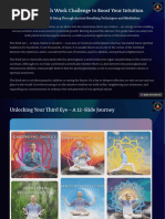 Unlocking Your Third Eye Safely | PDF | Qi | Chakra