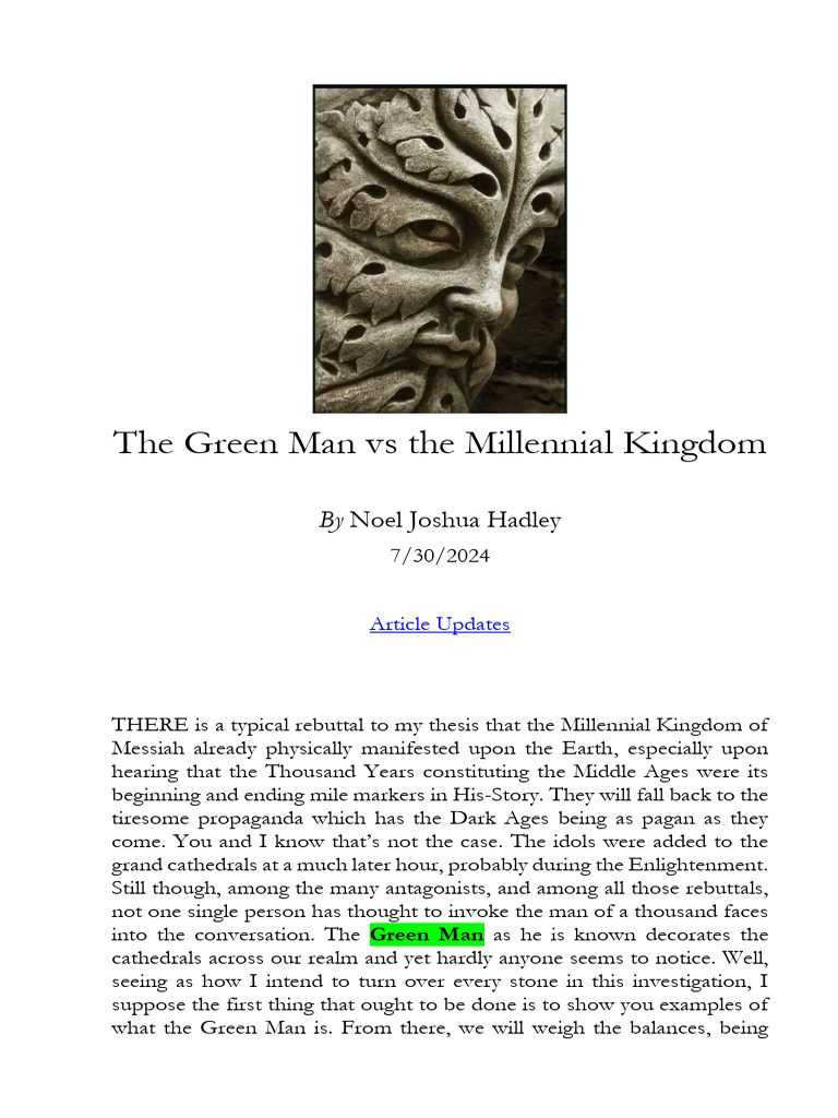 The Green Man | PDF