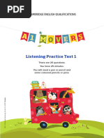 Fantastic Flyers Practice Test | PDF
