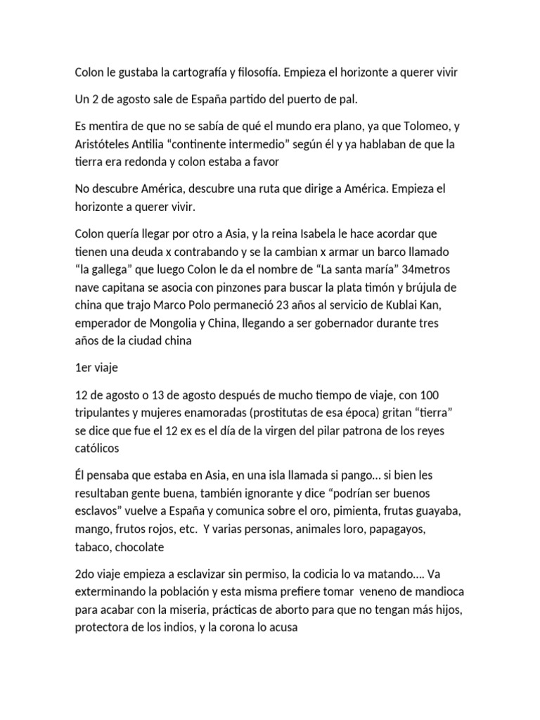 Cristobal Colon | PDF