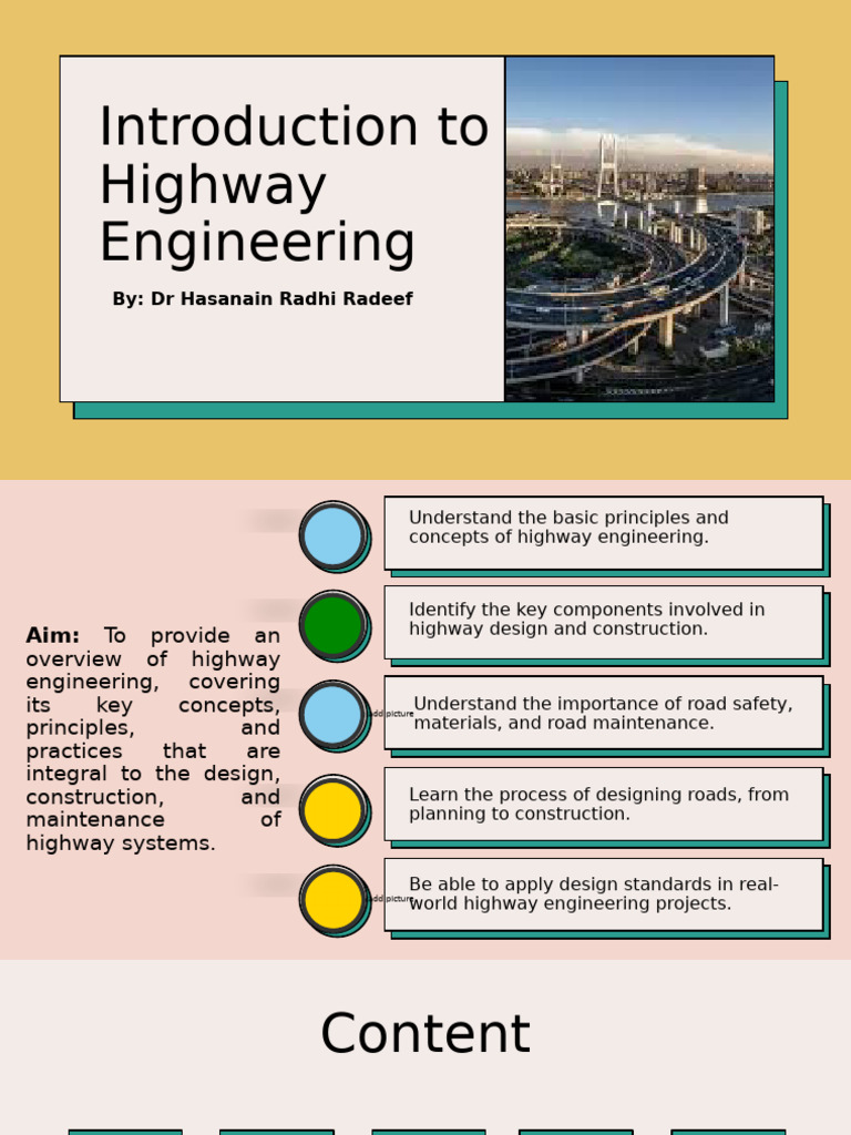 Overview of Highway Engineering Concepts | PDF | Road | Transport ...
