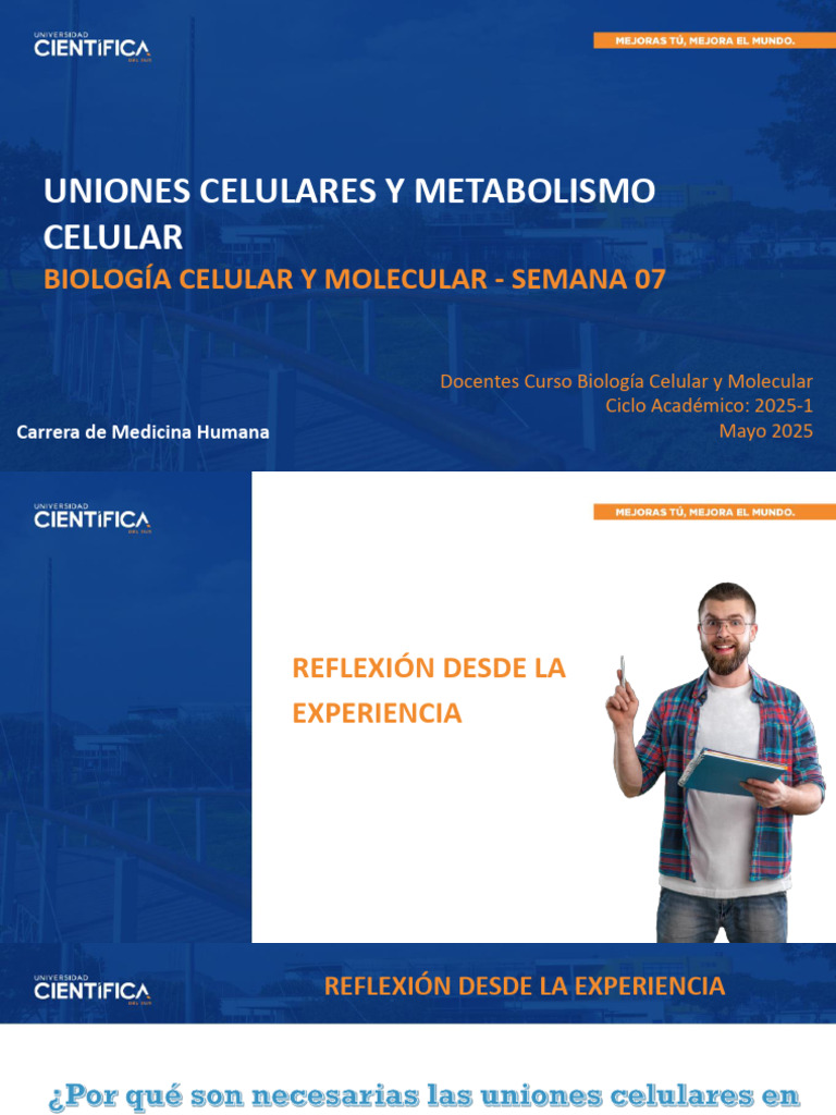 Biologia+celular Sem-07 Sesion-19 2025-1 | PDF | Respiración celular ...