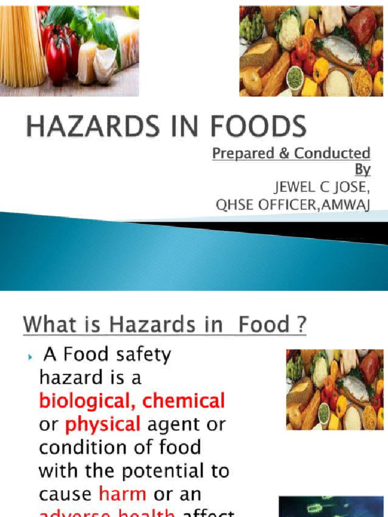 Types of Hazards On Food | PDF