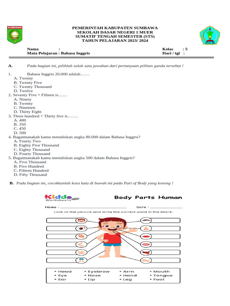 Soal Kelas 5 | PDF