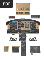 DA42 Schematic Cockpit | PDF | Aviation | Aircraft