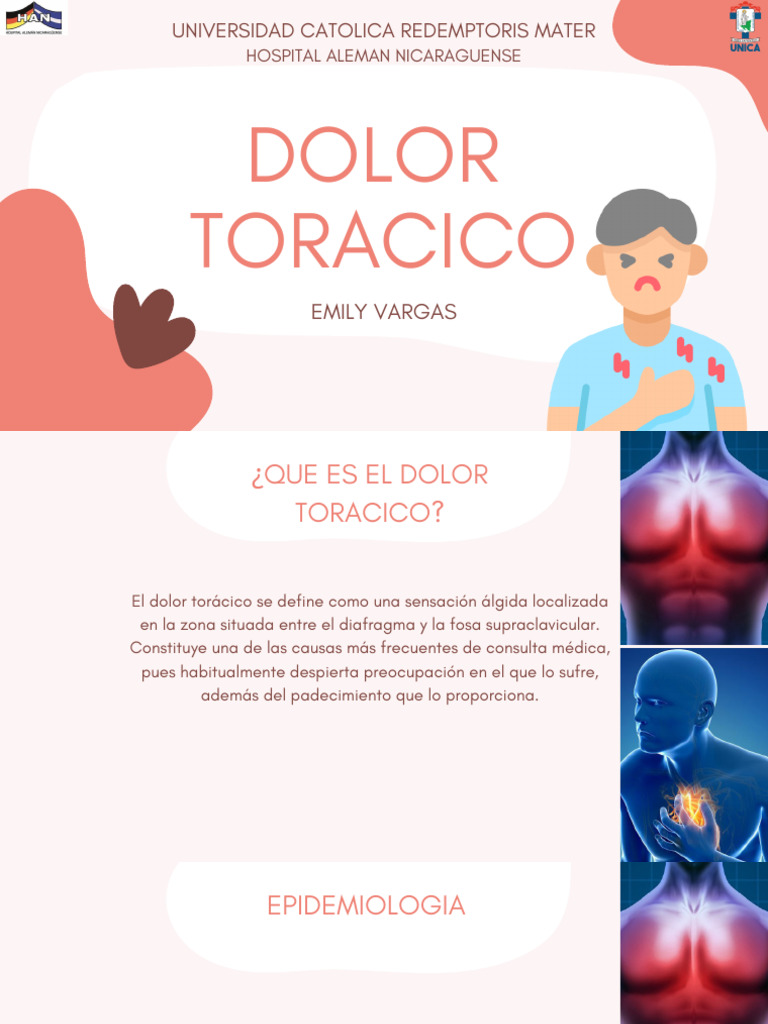 Tipos y características del dolor torácico | PDF | Tórax | Dolor