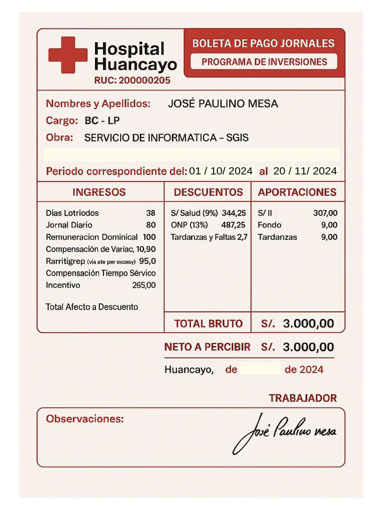 Boletas de Pago | PDF