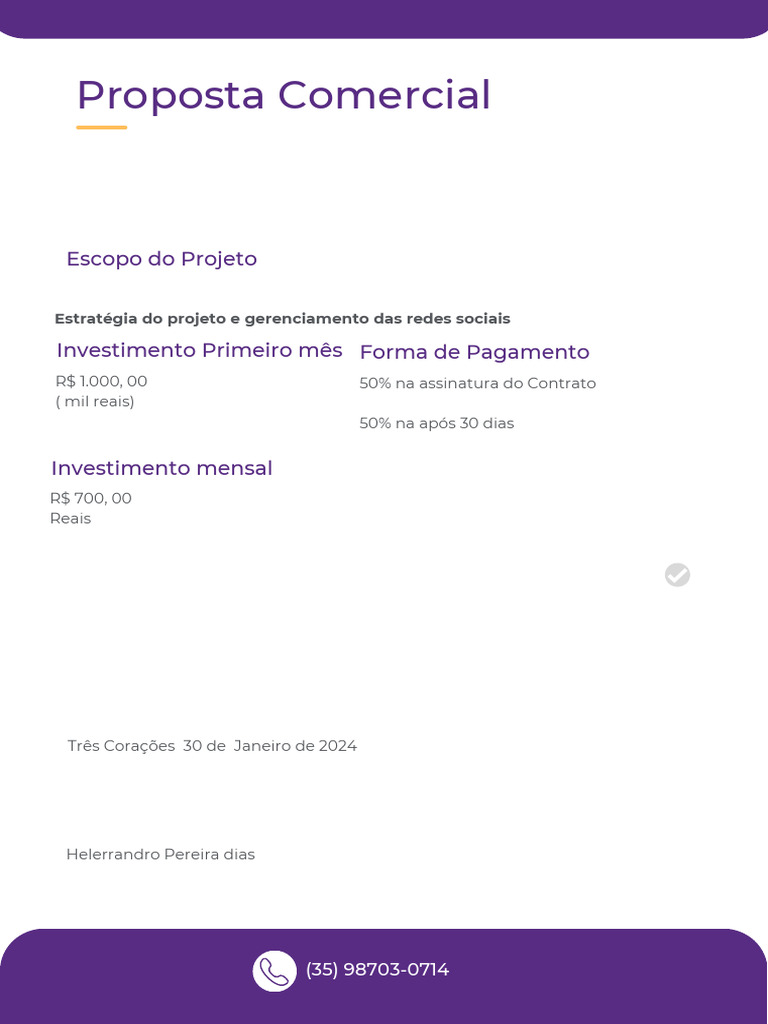 Proposta Comercial | PDF