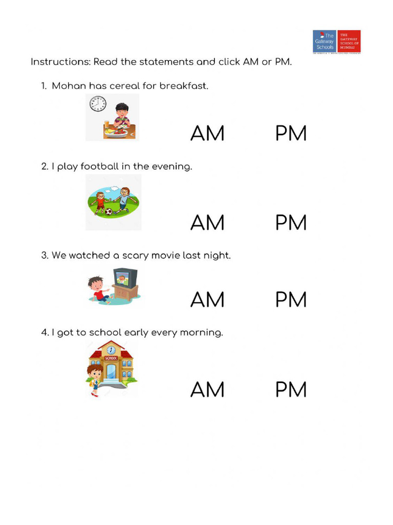 Worksheet - 296318.PDF Daily Routine | PDF