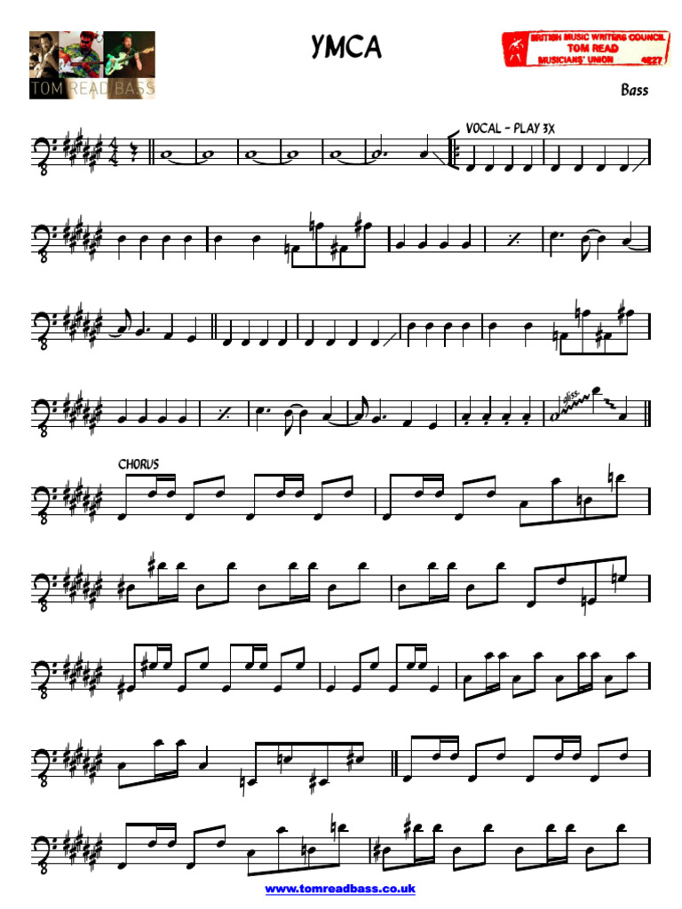 YMCA - Village People - F# | PDF