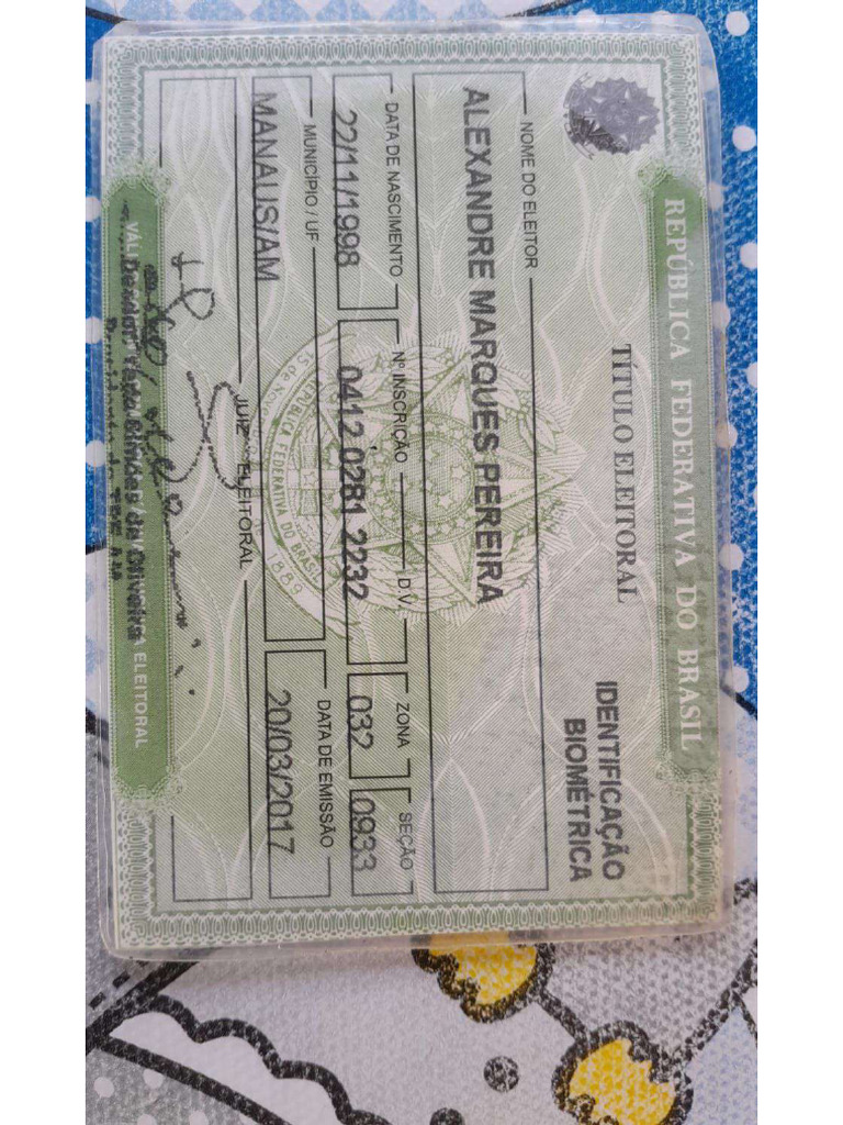 Titulo de Eleitor | PDF