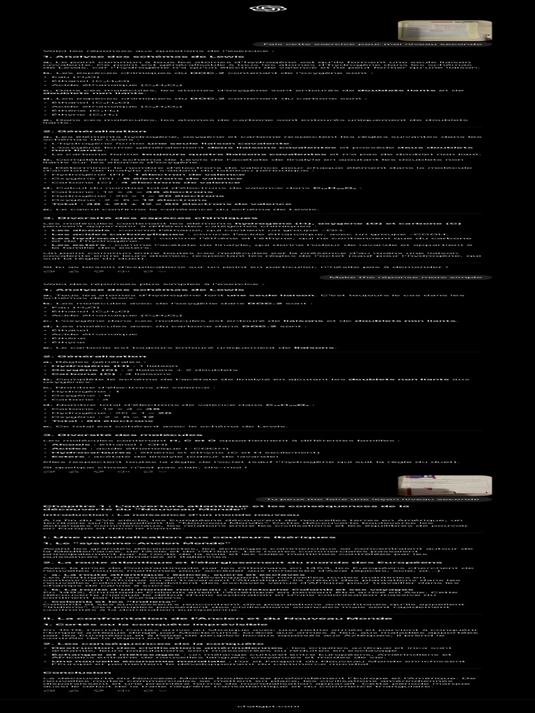 Analyse de Schémas de Lewis | PDF