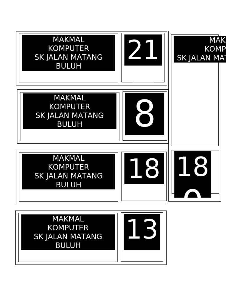 Label KOMPUTER Makmal Komputer | PDF