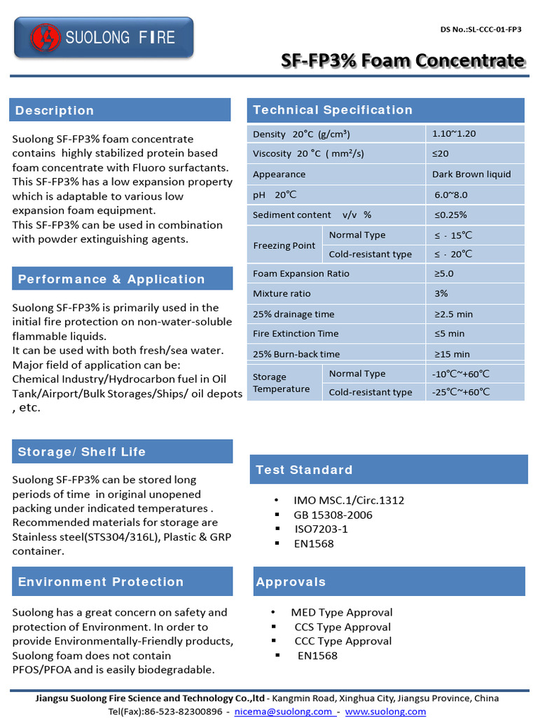 Suolong-FP3_-Catalog-_MED-CCS_ | PDF | Foam | Materials