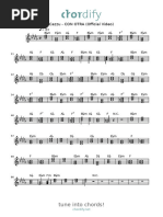 Riptide Chords and Lyrics Guide | PDF | Song Structure | Popular Music