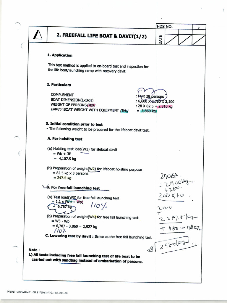 Freefall LB Certificate | PDF