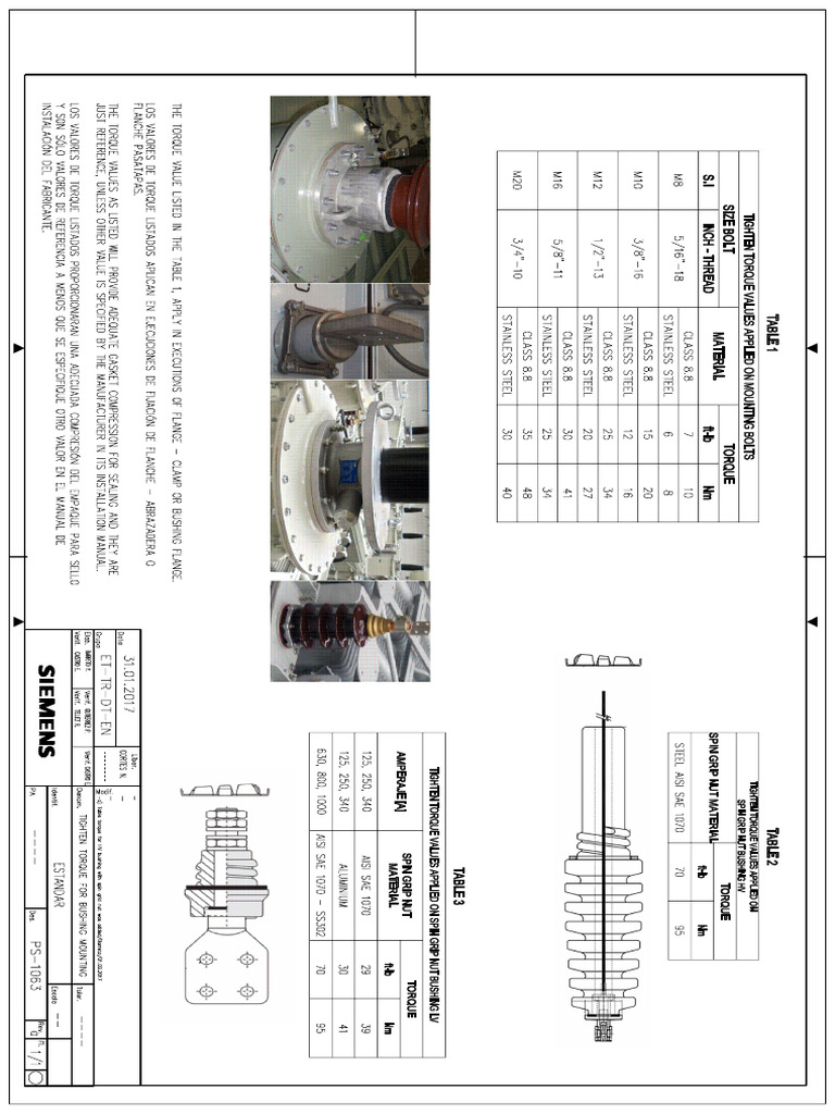 PS-1063 Torque Bushings | PDF