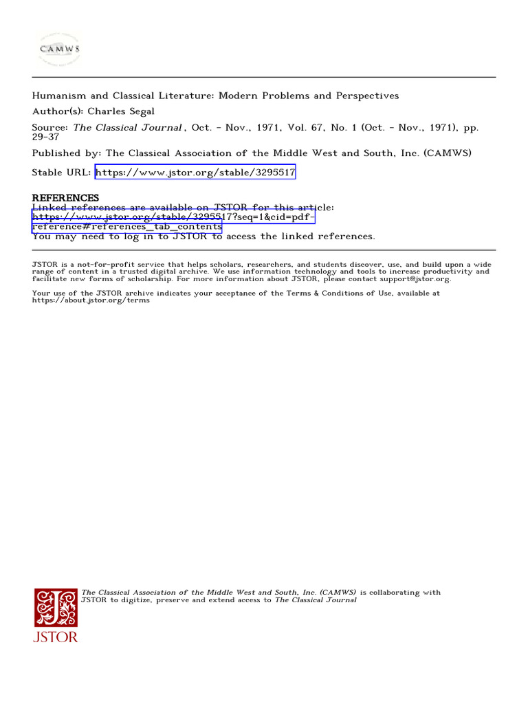 Humanism in Classical Literature Insights | PDF | Classics | Humanism