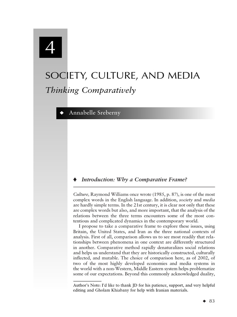 Chapter 4 - The SAGE Handbook of Media Studies | PDF | Iran | First ...