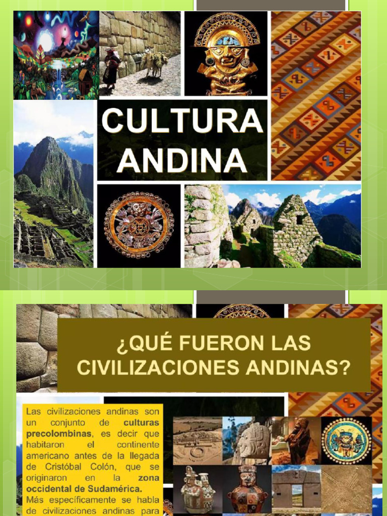 Cultura Andina: Agricultura y Sociedad | PDF | Perú