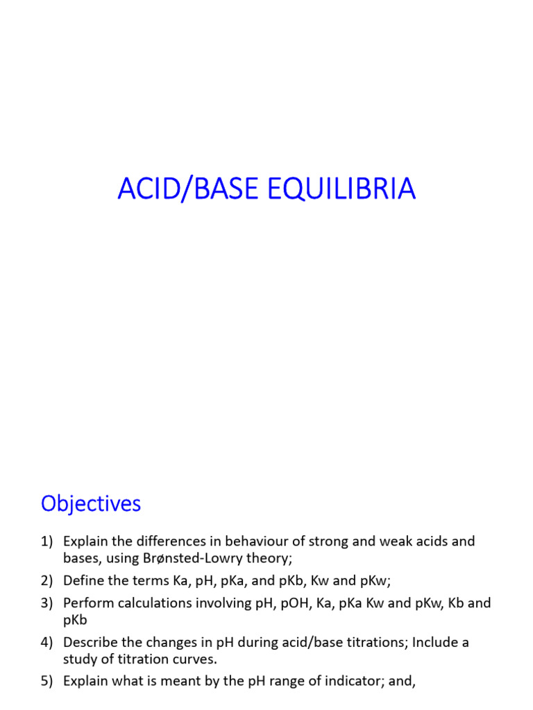 Conjugate Base Behavior in Water | PDF | Acid | Acid Dissociation Constant
