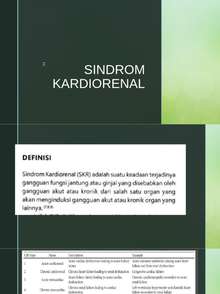 sindrom kardiorenal | PDF