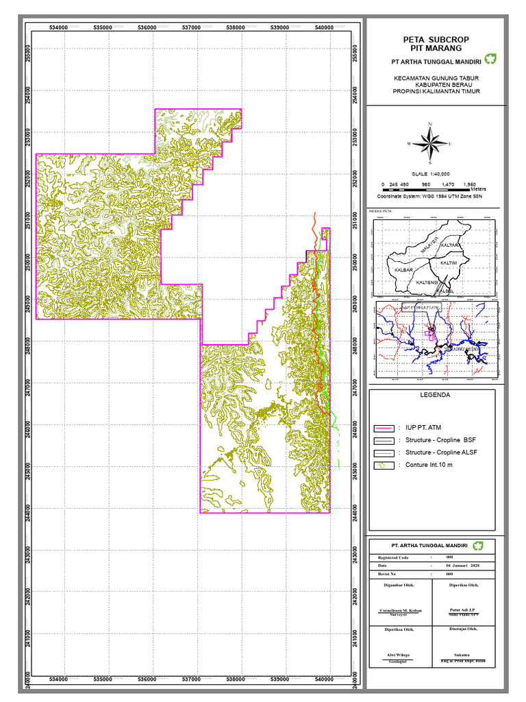 Peta Cropline Marang | PDF