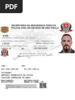 Modelo de RG Frente e Verso | PDF | Governo e personalidade | Documento