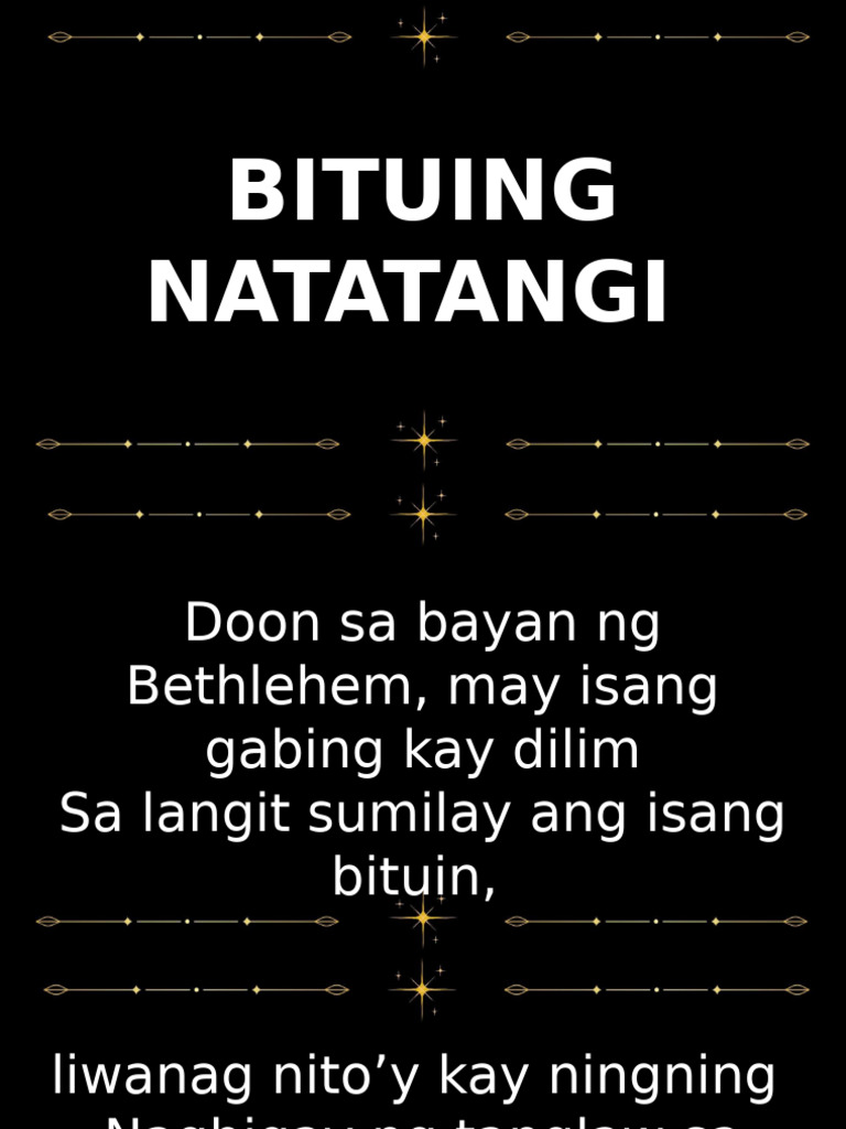 Bituing Natatangi | PDF