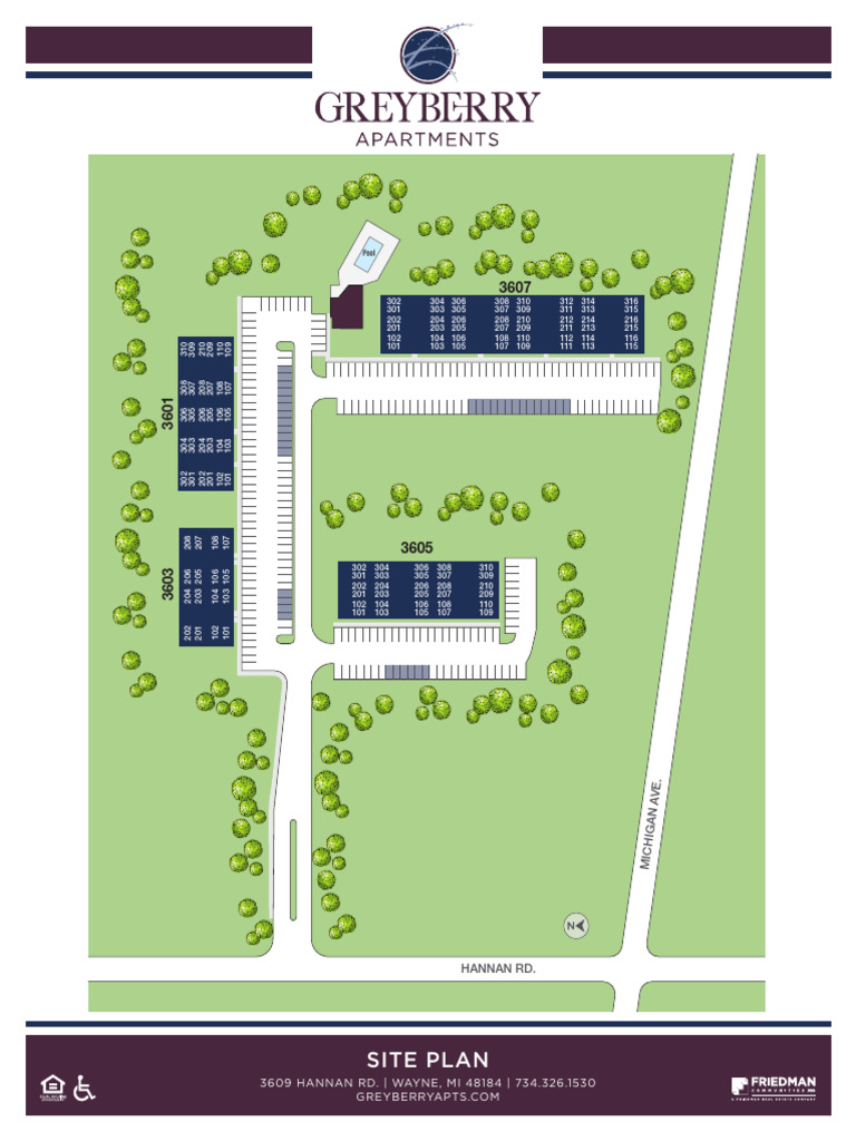 Greyberry Wayne Site Plan | PDF