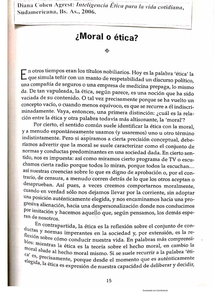4-Moral o - Tica | PDF