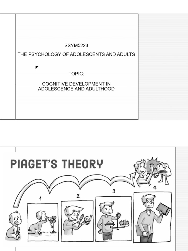 COGNITIVE DEVELOPMENT in Adolescence and Adulthood | PDF | Thought | Behavioural Sciences