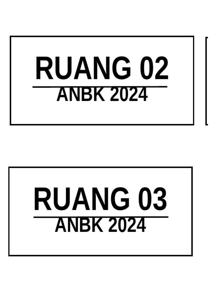 Contoh Ruang Anbk | PDF