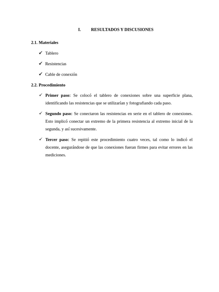 Materiales y Procedimientos | PDF