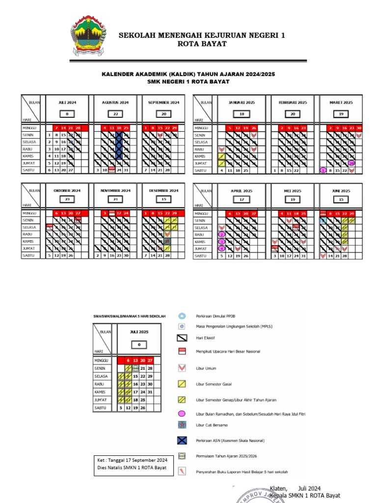 KaldiK 2024 - 2025 - ROTA | PDF