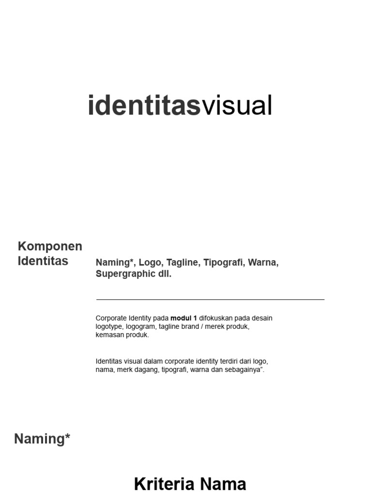 Desain Identitas Visual yang Efektif | PDF