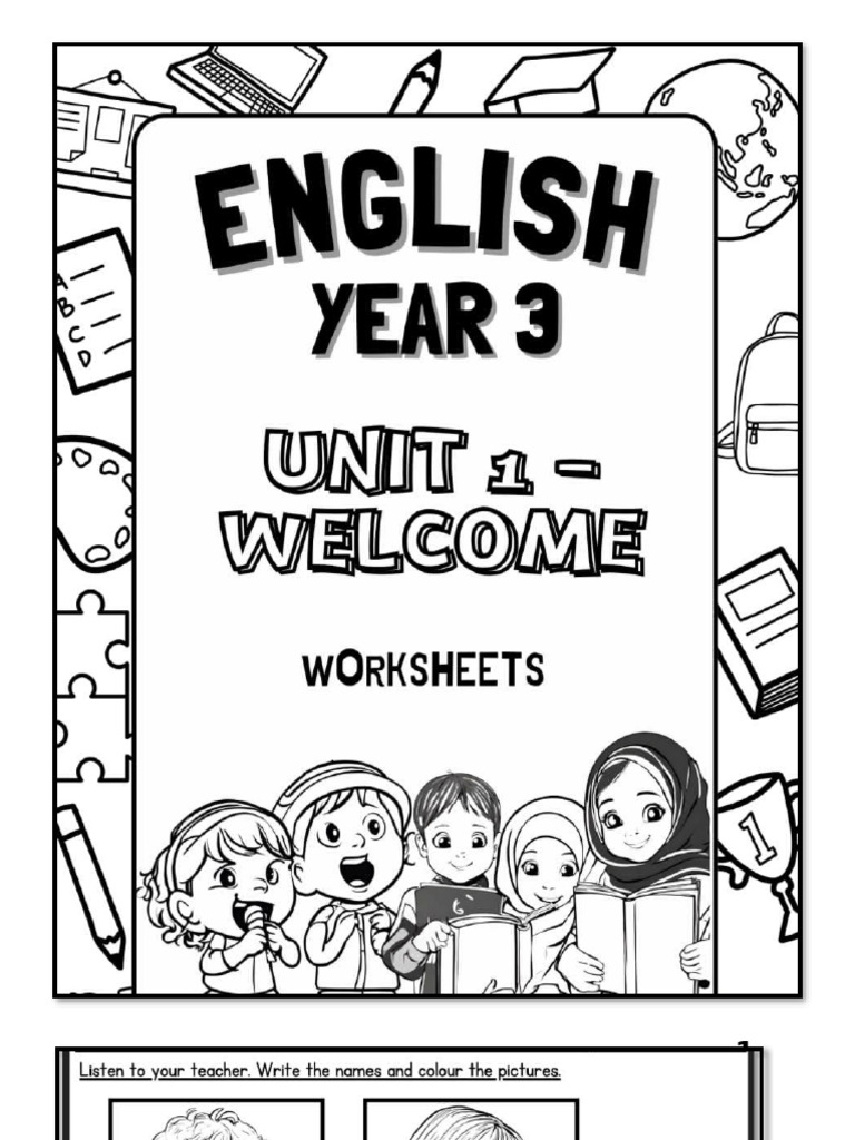 Unit 1 Year 3 Welcome | PDF