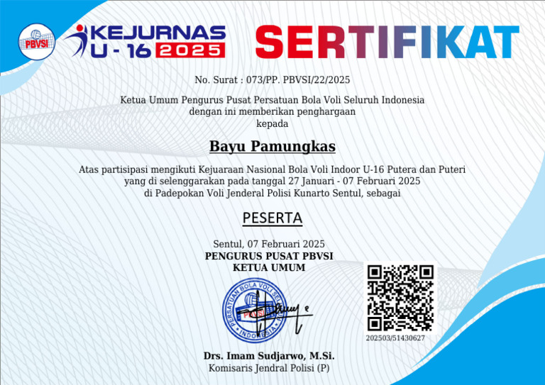 Sertifikat Bayu | PDF