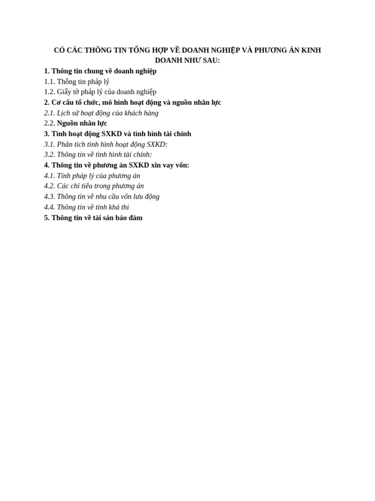 Tình Huống BTL 2 - Giấy Phúc Anh | PDF