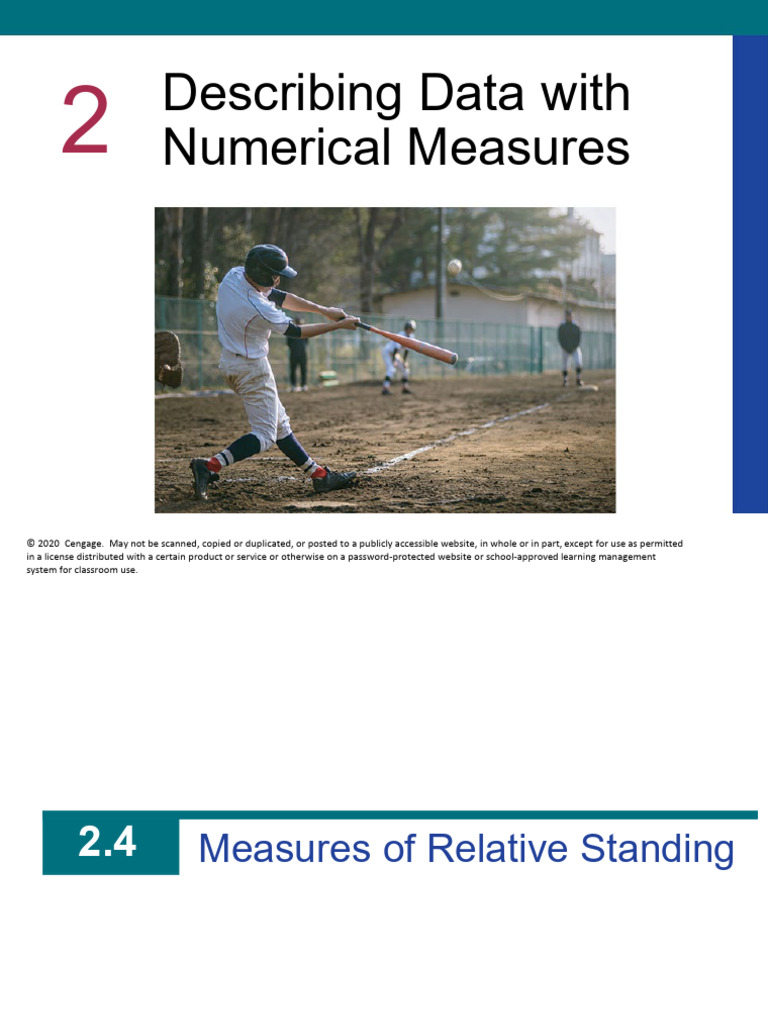 Measures of Relative Standing Explained | PDF | Quartile | Standard Score
