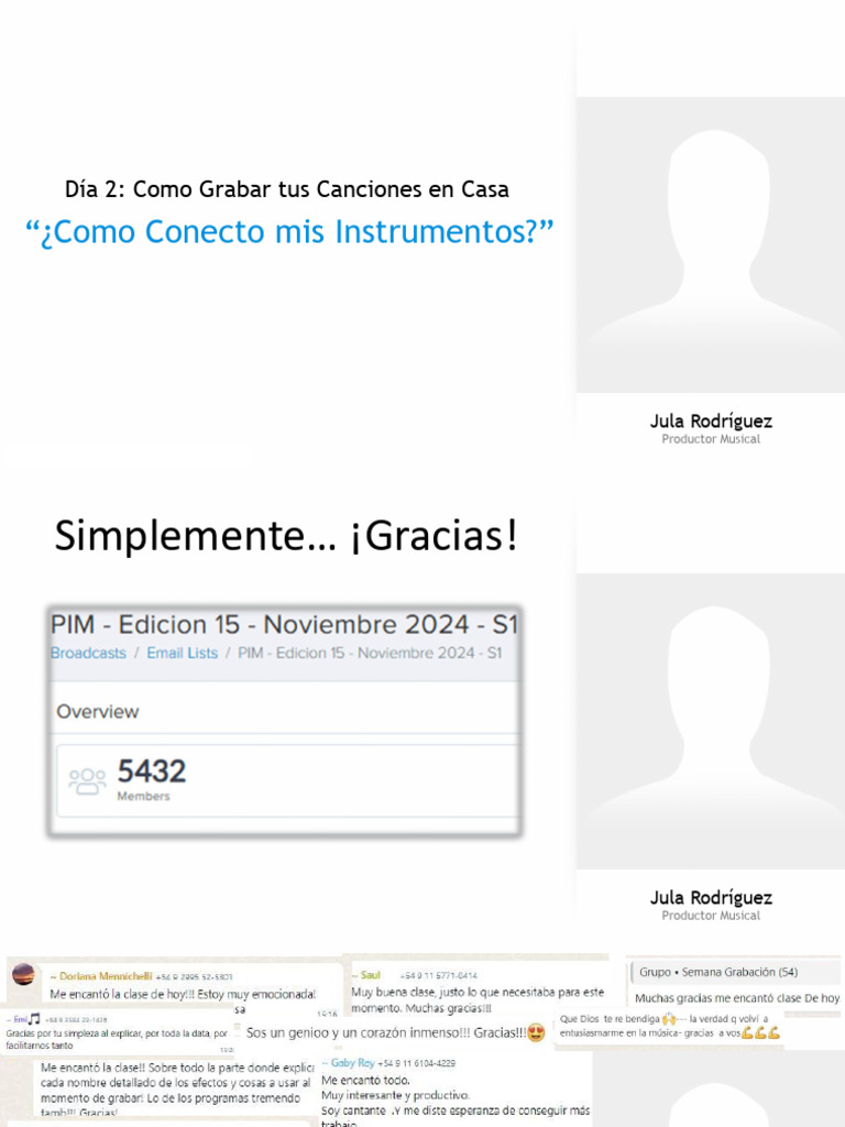 DIA 2 - Como Conecto Mis Instrumentos | PDF | Micrófono | Auriculares