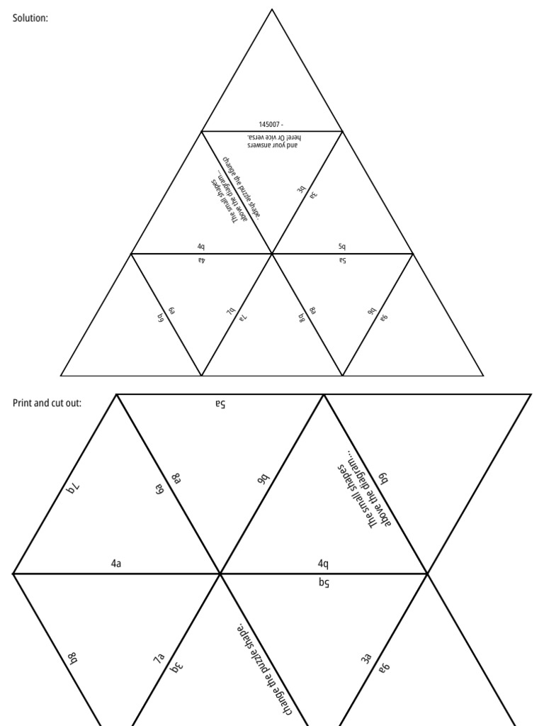 Tarsia Puzzle Editing Instructions | PDF